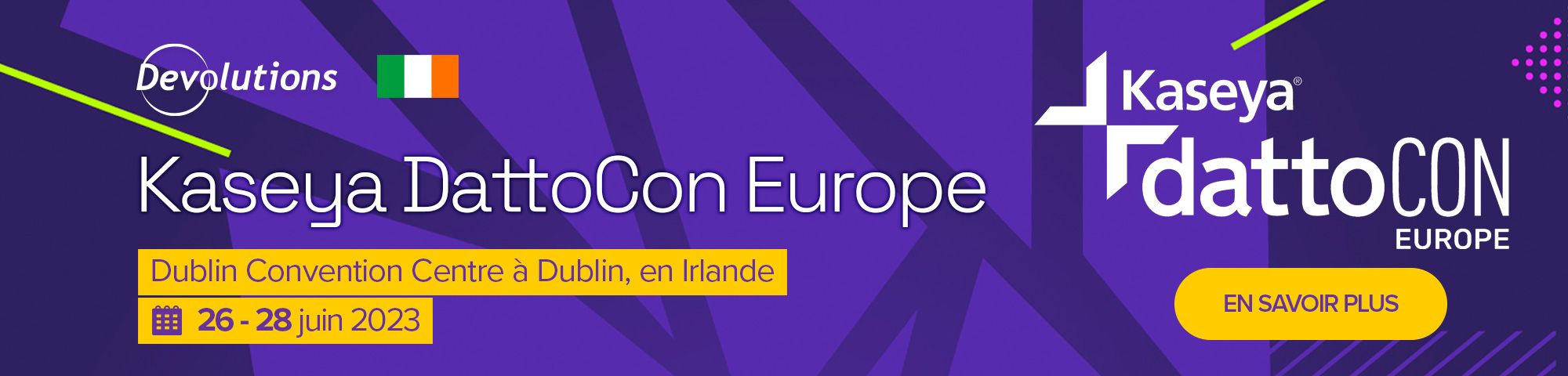 Événements - Devolutions